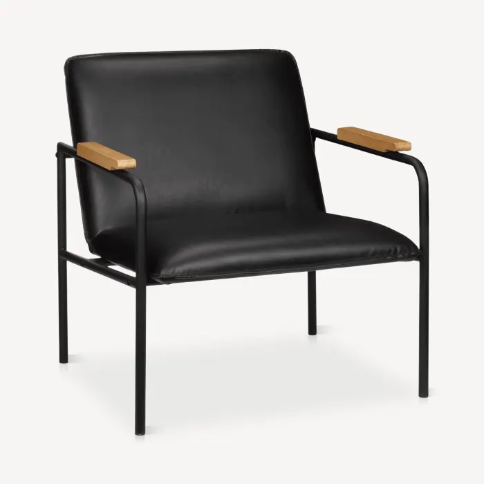 LC00j-Cafe Lounge Chair, Black – The Rental Dept
